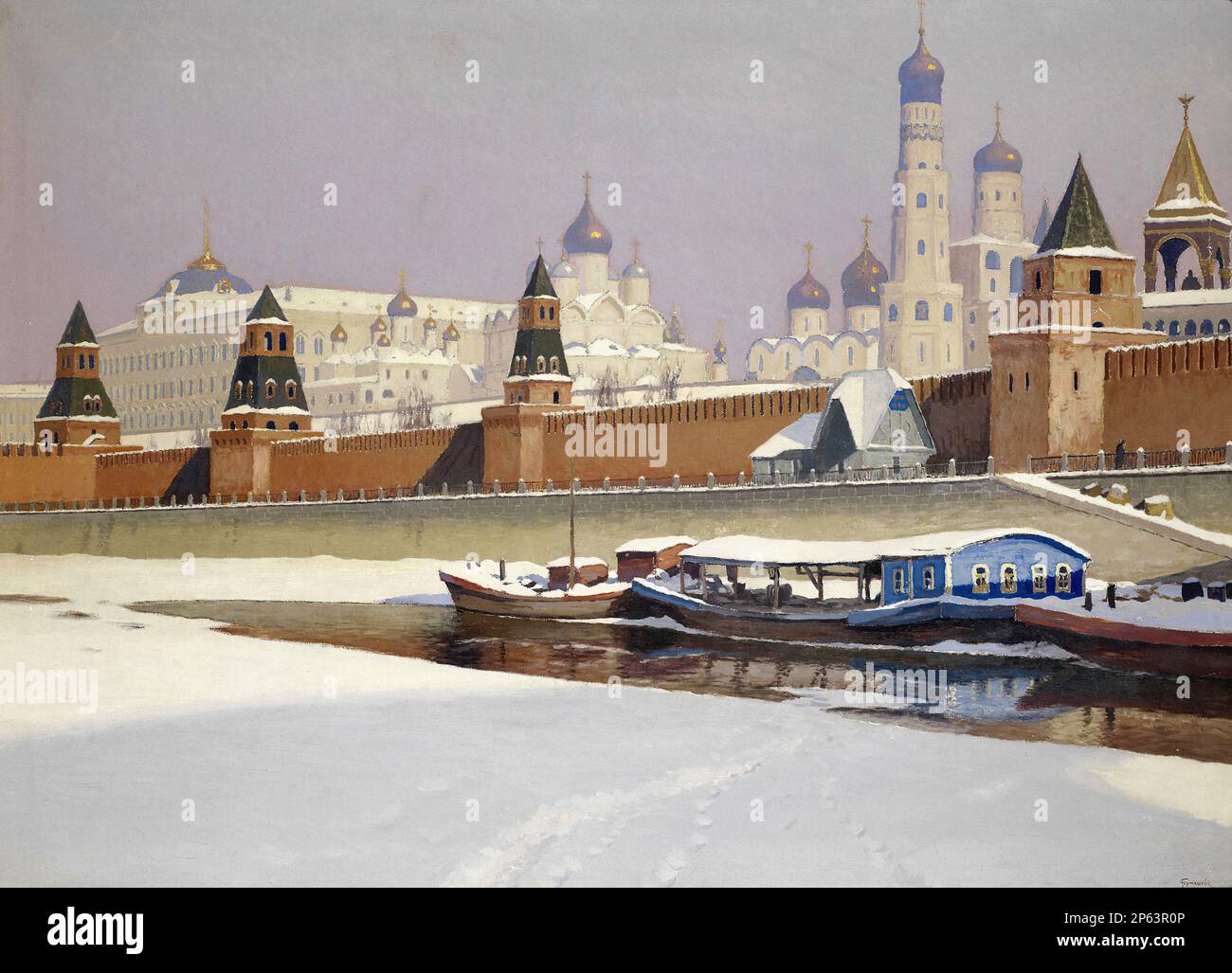 Kremlin snow 19th century hi-res stock photography and images - Alamy
