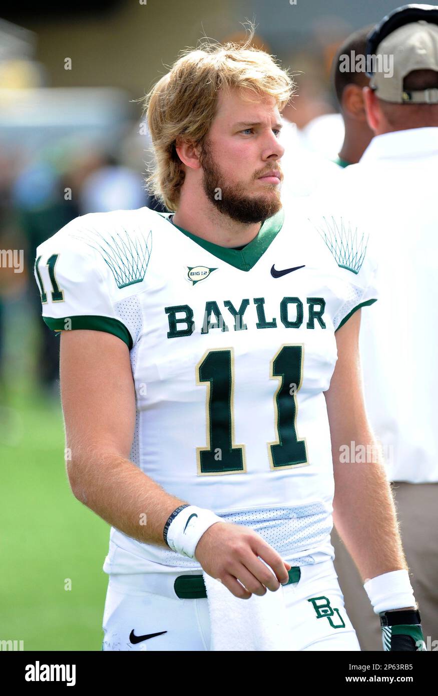 Baylor Bears Nick Florence (11) in action during a game against the ...