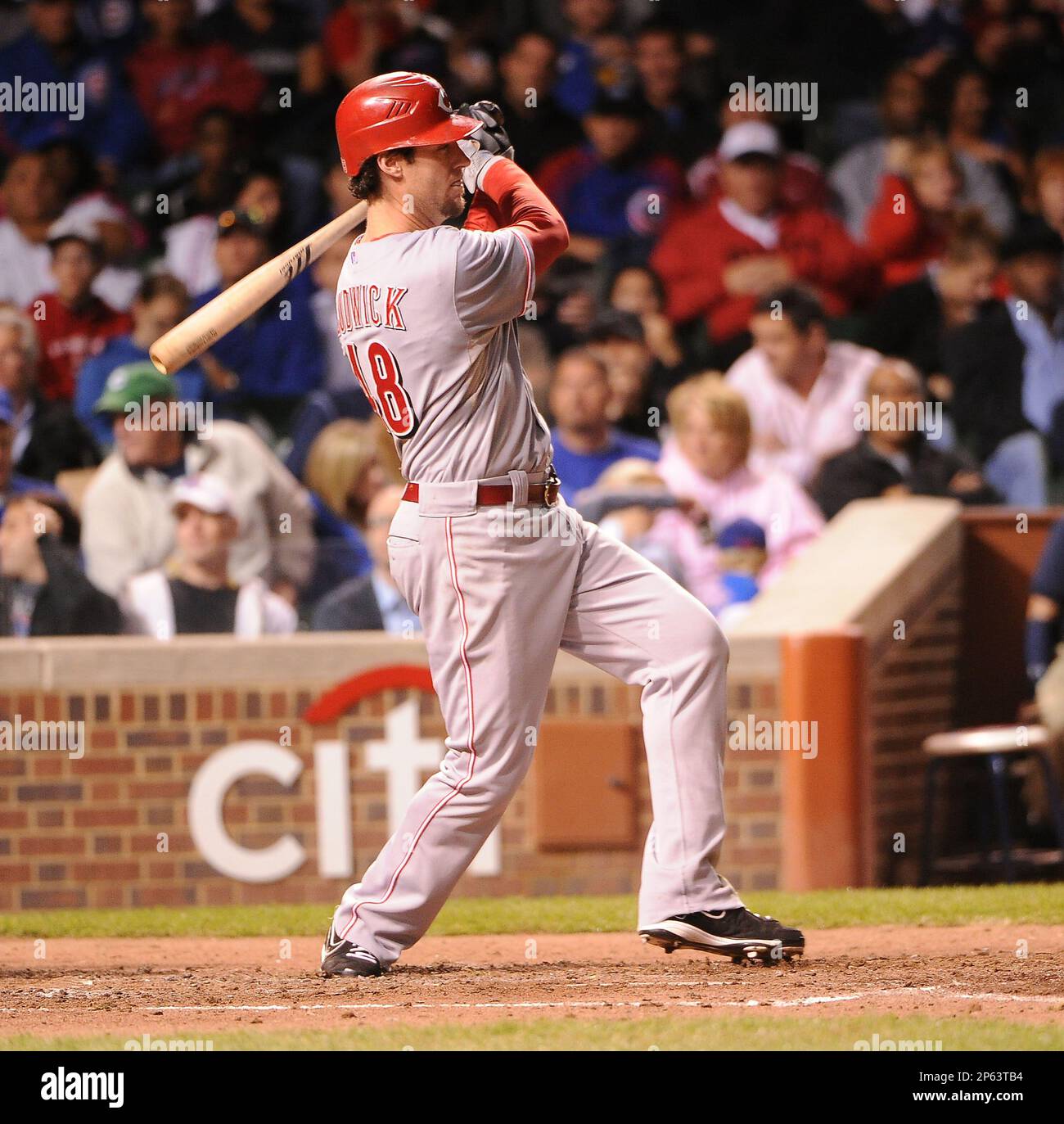 Cincinnati Reds Ryan Ludwick (48) in action during a game against the ...