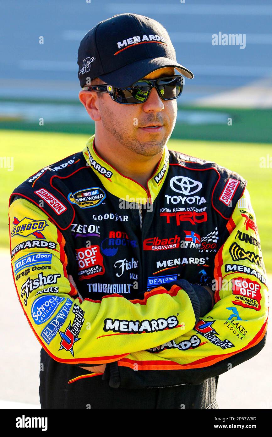 Matt Crafton during qualifying for the NASCAR Truck Series auto race at ...