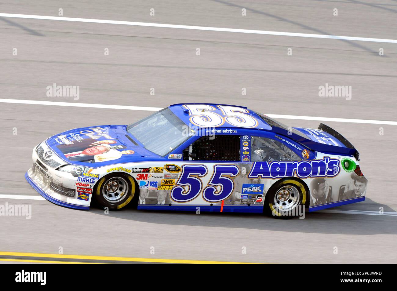 Michael Waltrip during the NASCAR Sprint Cup Series auto race at ...