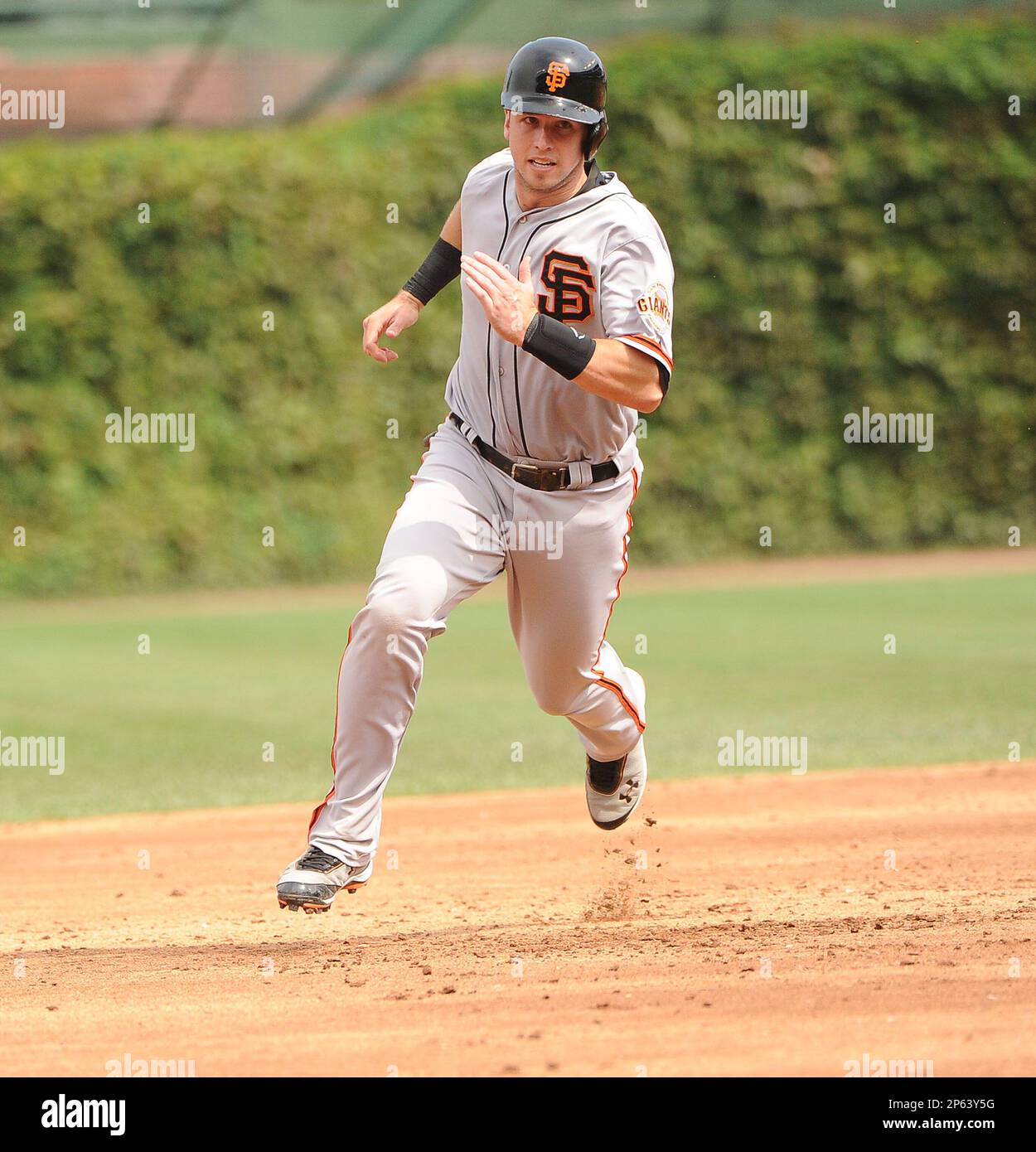 San Francisco Giants Buster Posey (28) in action during a game against ...