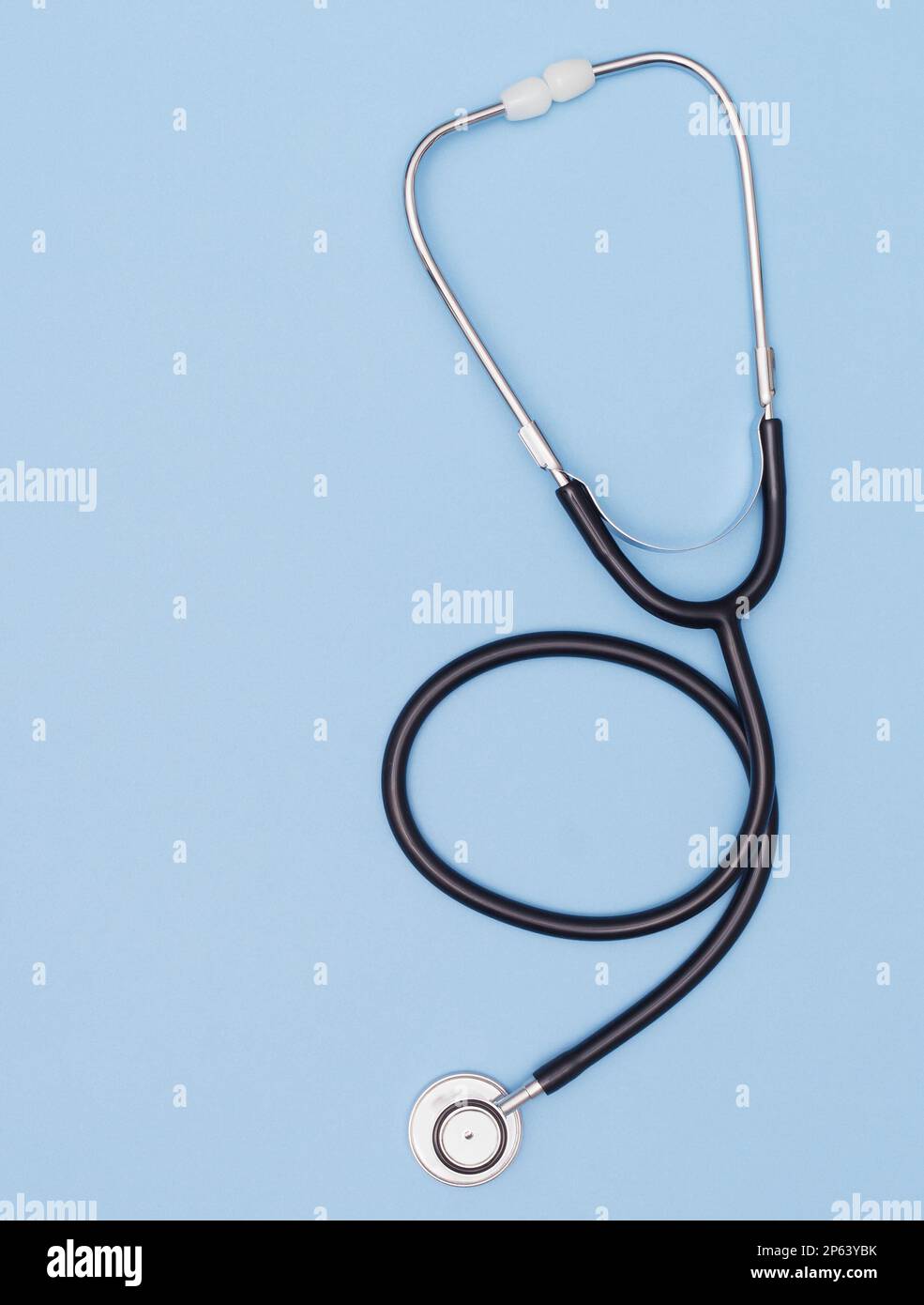Medical pediatric or paediatric stethoscope on blue Stock Photo - Alamy
