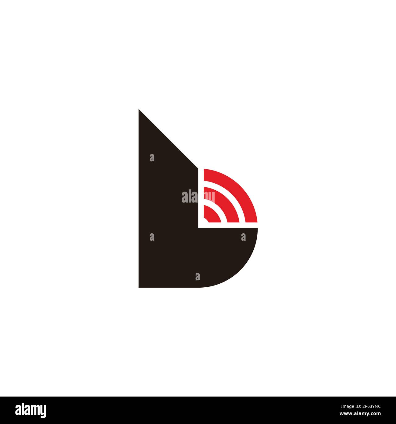 letter b wifi signal logo vector Stock Vector Image & Art - Alamy