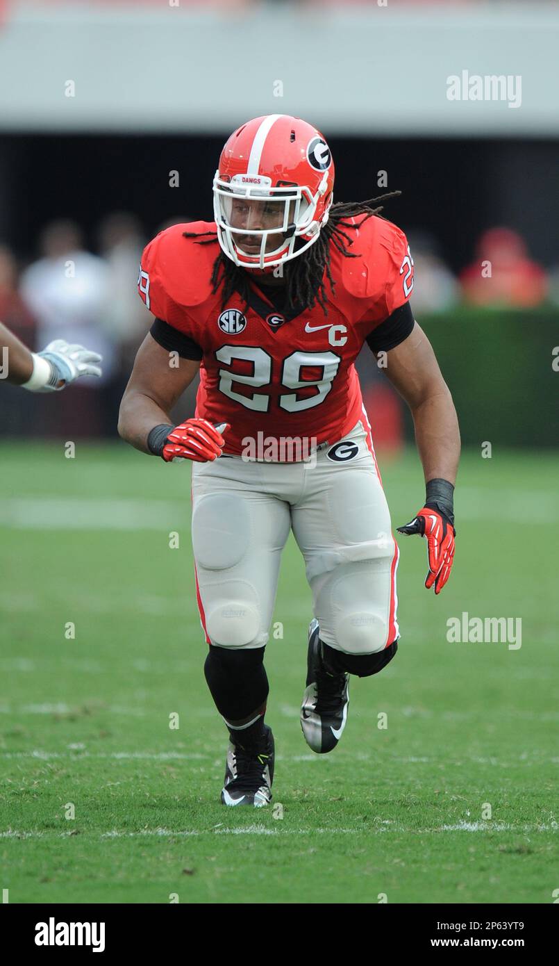 Georgia Bulldogs Jarvis Jones (29) in action during a game against the ...