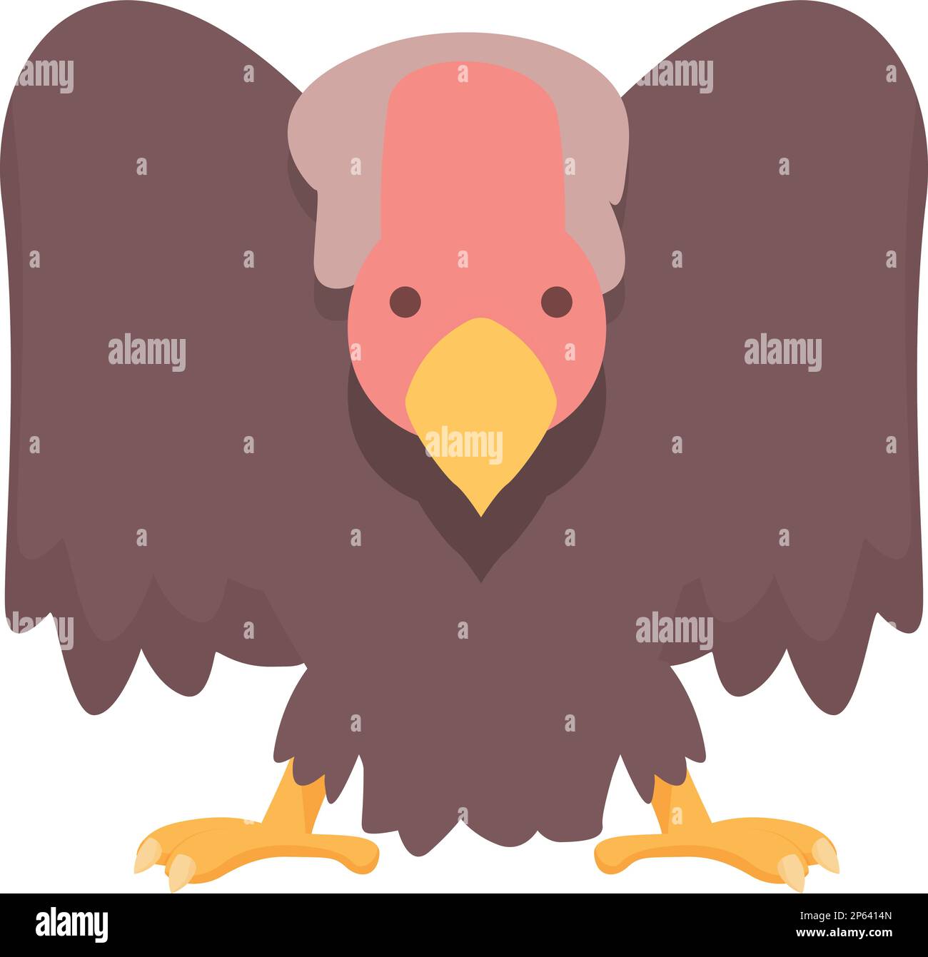 Vulture icon cartoon vector. Nature bird. Evil griffon Stock Vector ...