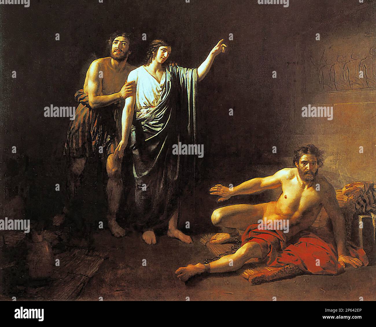 Иванов Александр - Иосиф толкует сны виночерпия и хлебодара в тюрьме ...