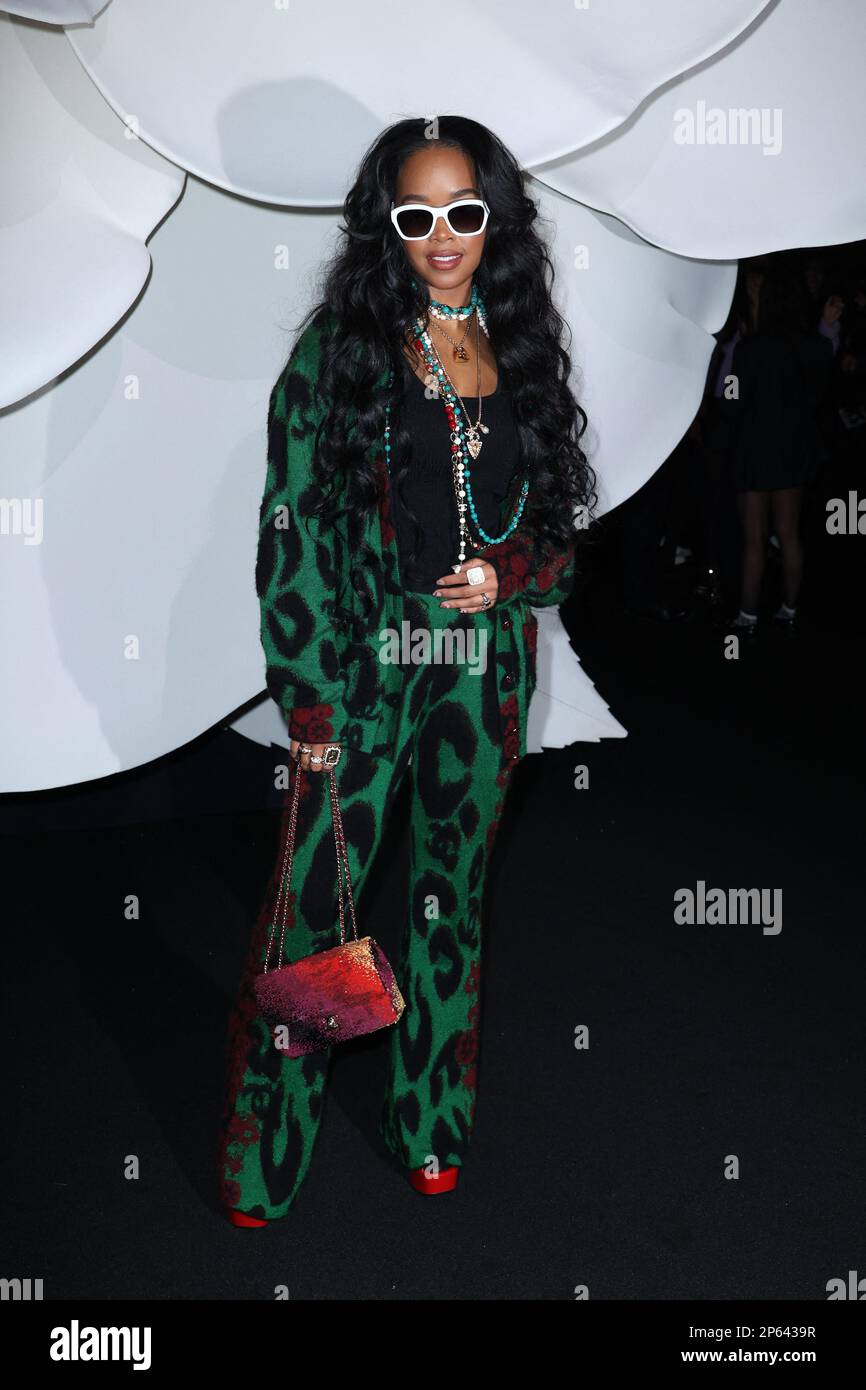 Singer Gabriella Wilson aka H.E.R attends Womenswear Fall Winter 2023 ...