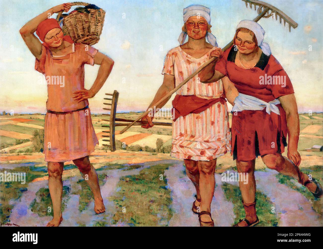 Юон Константин - Смеющаяся молодежь - Русская школа - XIX век - Juon ...