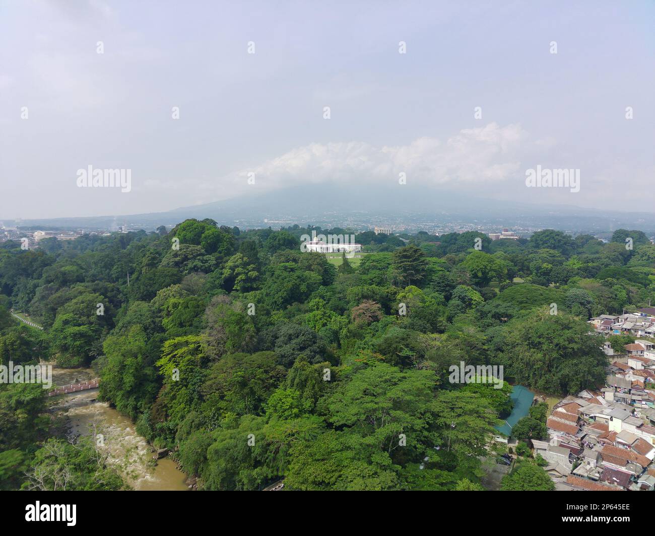 Bogor, Indonesia - Bogor, October 22 2022. Aerial view of the ...