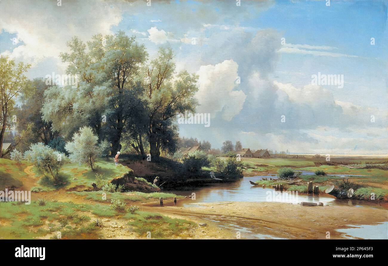 Каменев Лев - Пейзаж 5 - Русская школа - XIX век - Kamenev Lev ...