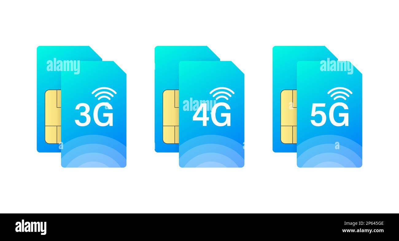 3g 4g 5g sim card. Internet connections using a sim card method ...