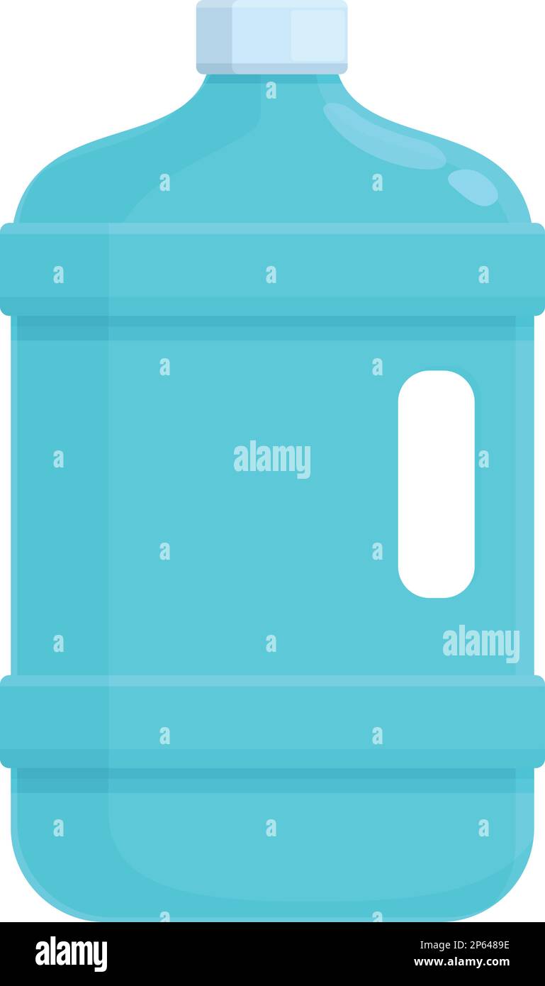 Plastic bottle icon cartoon vector. Drink blue. Mineral carry Stock ...