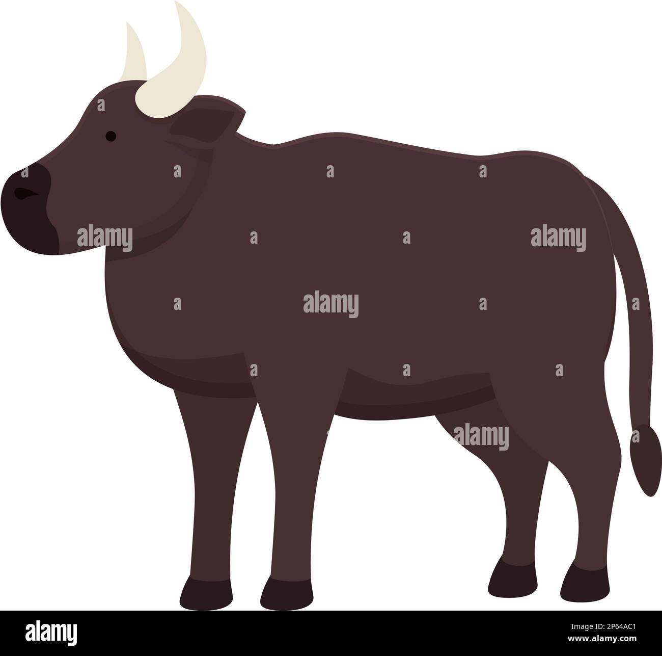 Bull icon cartoon vector. Farm cattle. Animal field Stock Vector Image ...