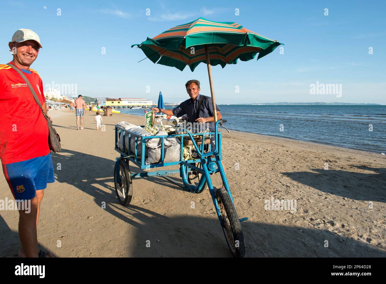 Albania, Balkan Peninsula, Durres, Beach Stock Photo - Alamy