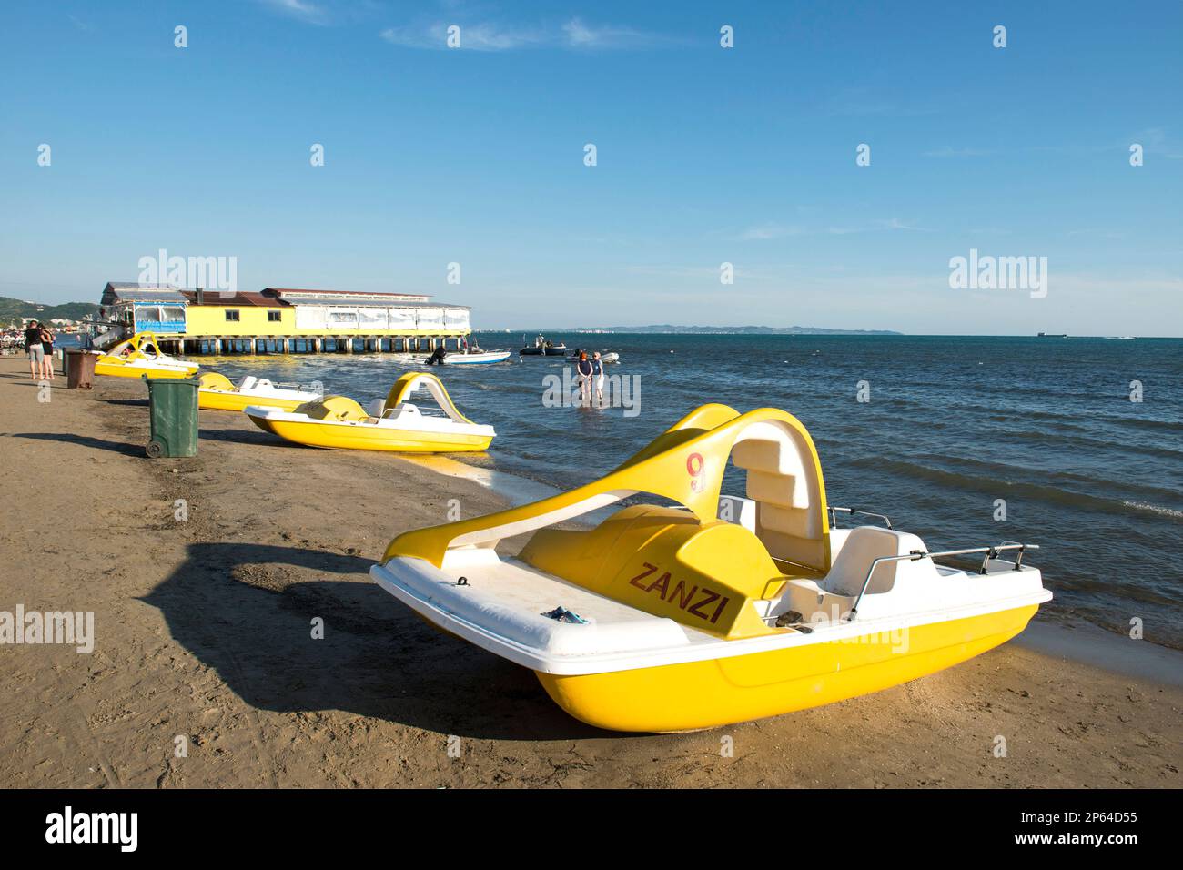Albania, Balkan Peninsula, Durres, Beach Stock Photo - Alamy