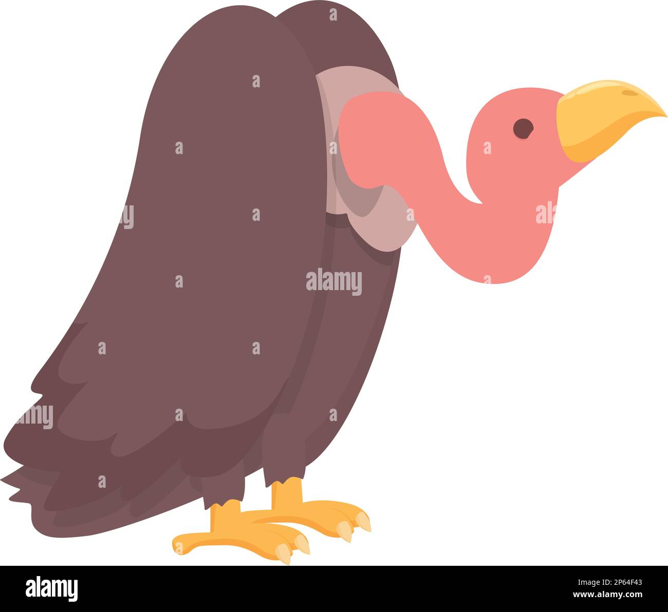 Vulture Cartoon Flying Vector Image On Cartoon Bird