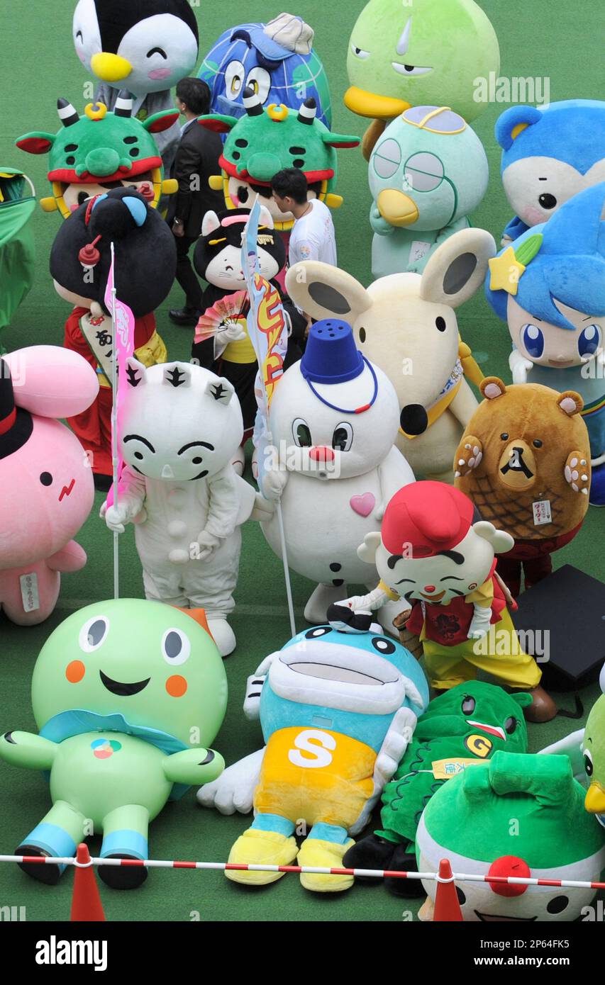 263 yuru kyara mascots across Japan gather to commemorate one year ...