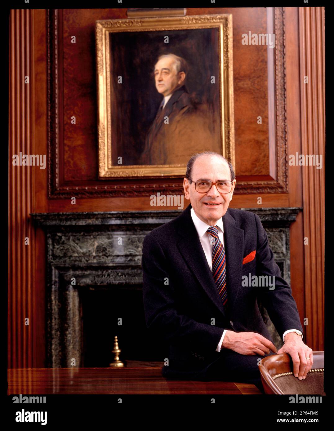 In this 1992 photo, Arthur Ochs Sulzberger poses for a photo in the New ...