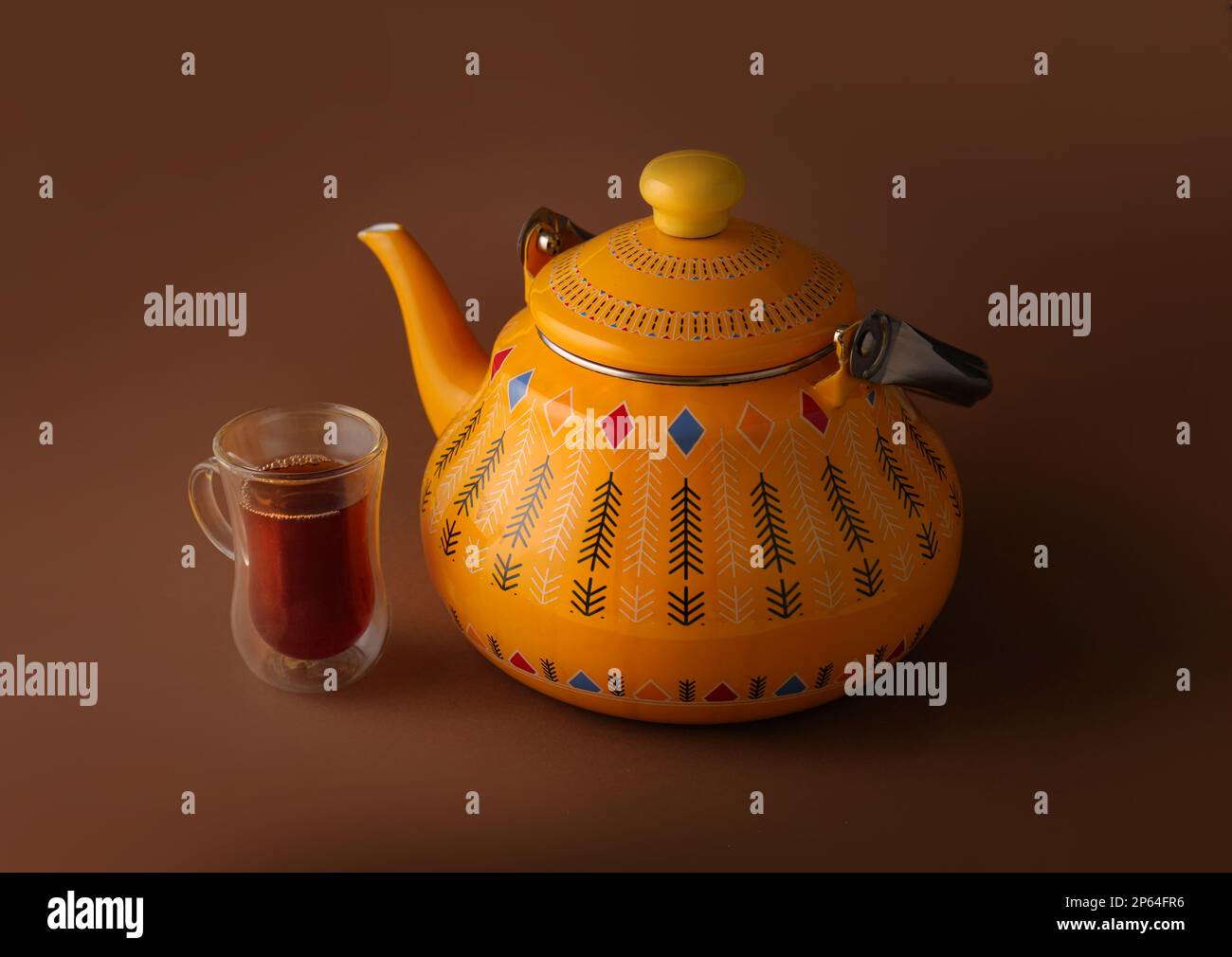 Iconic Arabian fabric is graced with symbols of Arabia, in particular ...