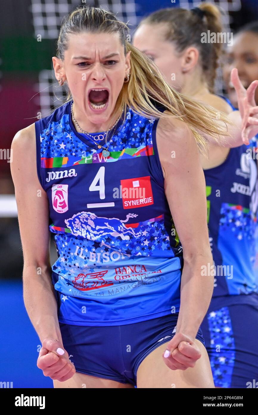 Britt Herbots (Il Bisonte Firenze) celebrates during the Volleyball ...