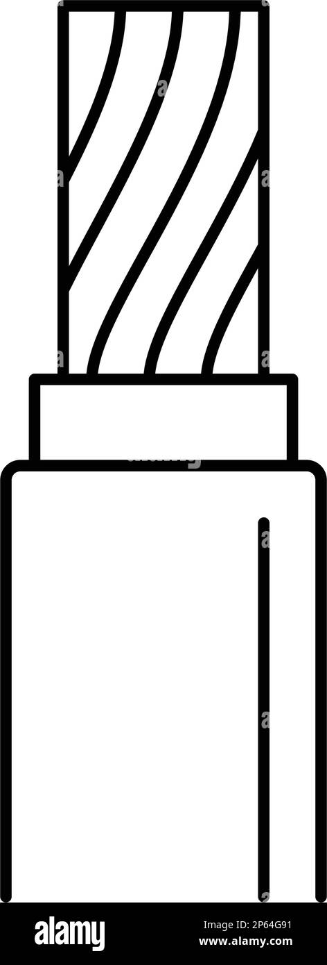 heat resistant flame retardant line icon vector illustration Stock ...