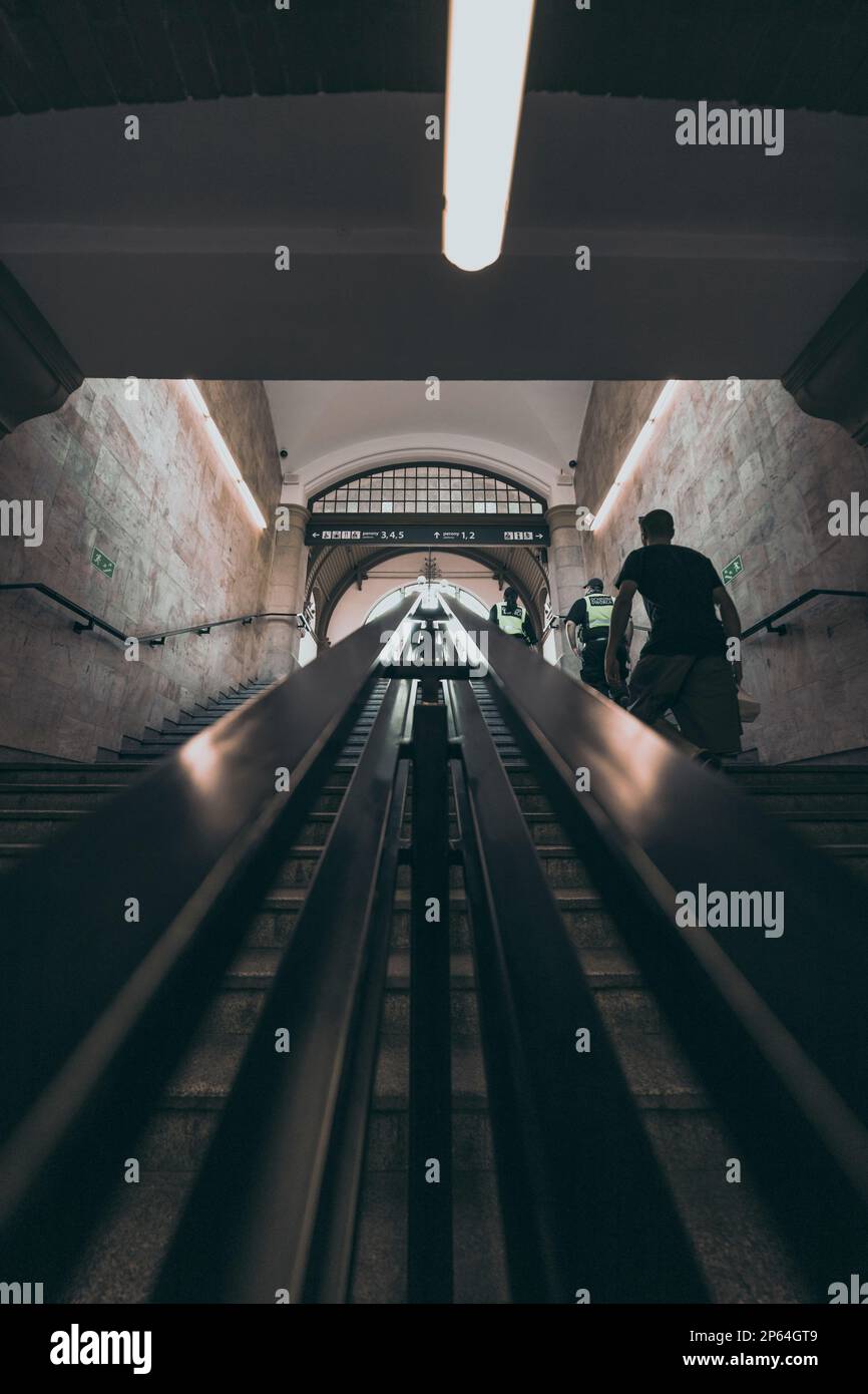 Pedestrian tunnel stairs metro hi-res stock photography and images - Alamy