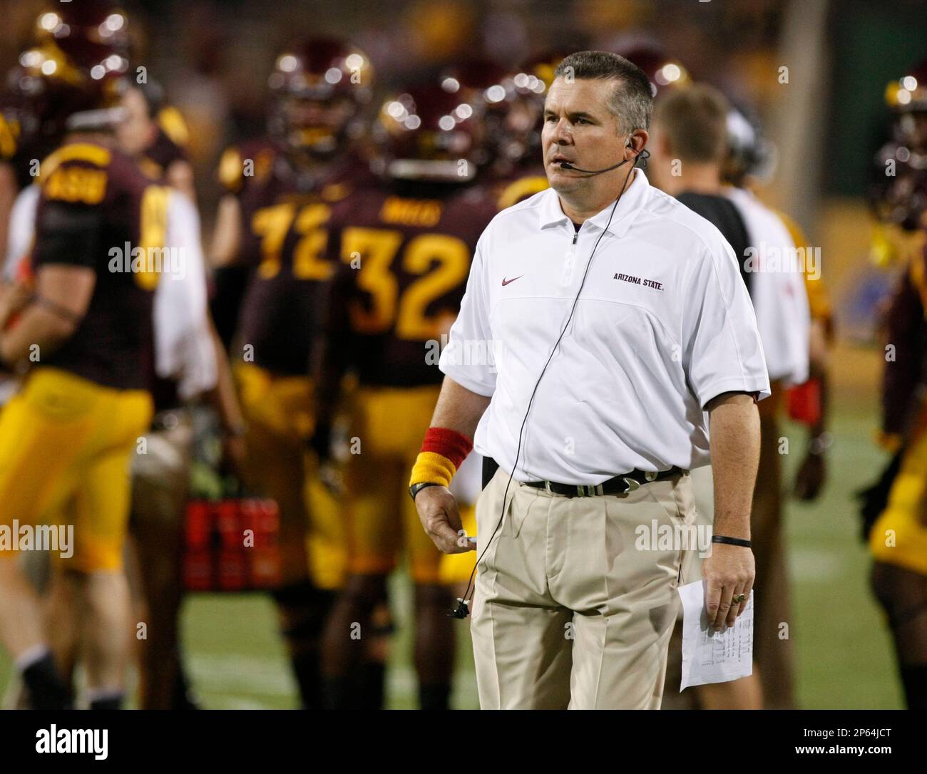 Arizona State head coach Todd Graham in the first half during an NCAA ...