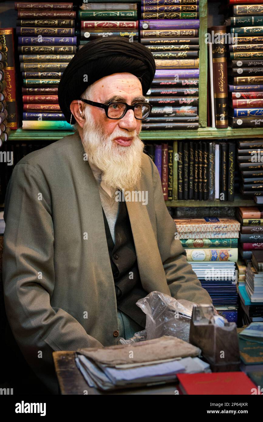 Asia, Iran, Tabriz, Old bazar, Islamic bookshop Stock Photo - Alamy