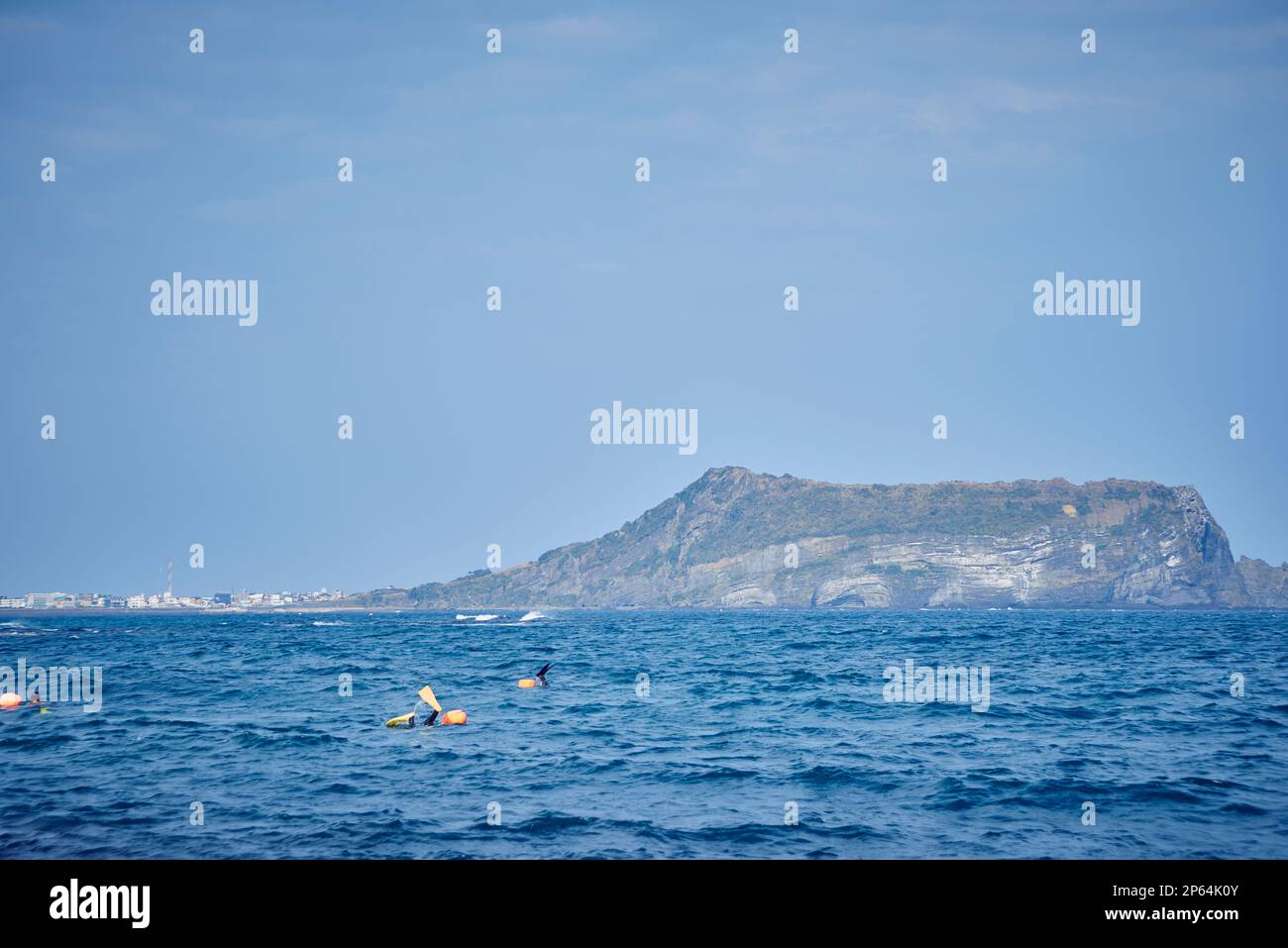 Haenyeo, the female divers in the Jeju island, South Korea Stock Photo ...