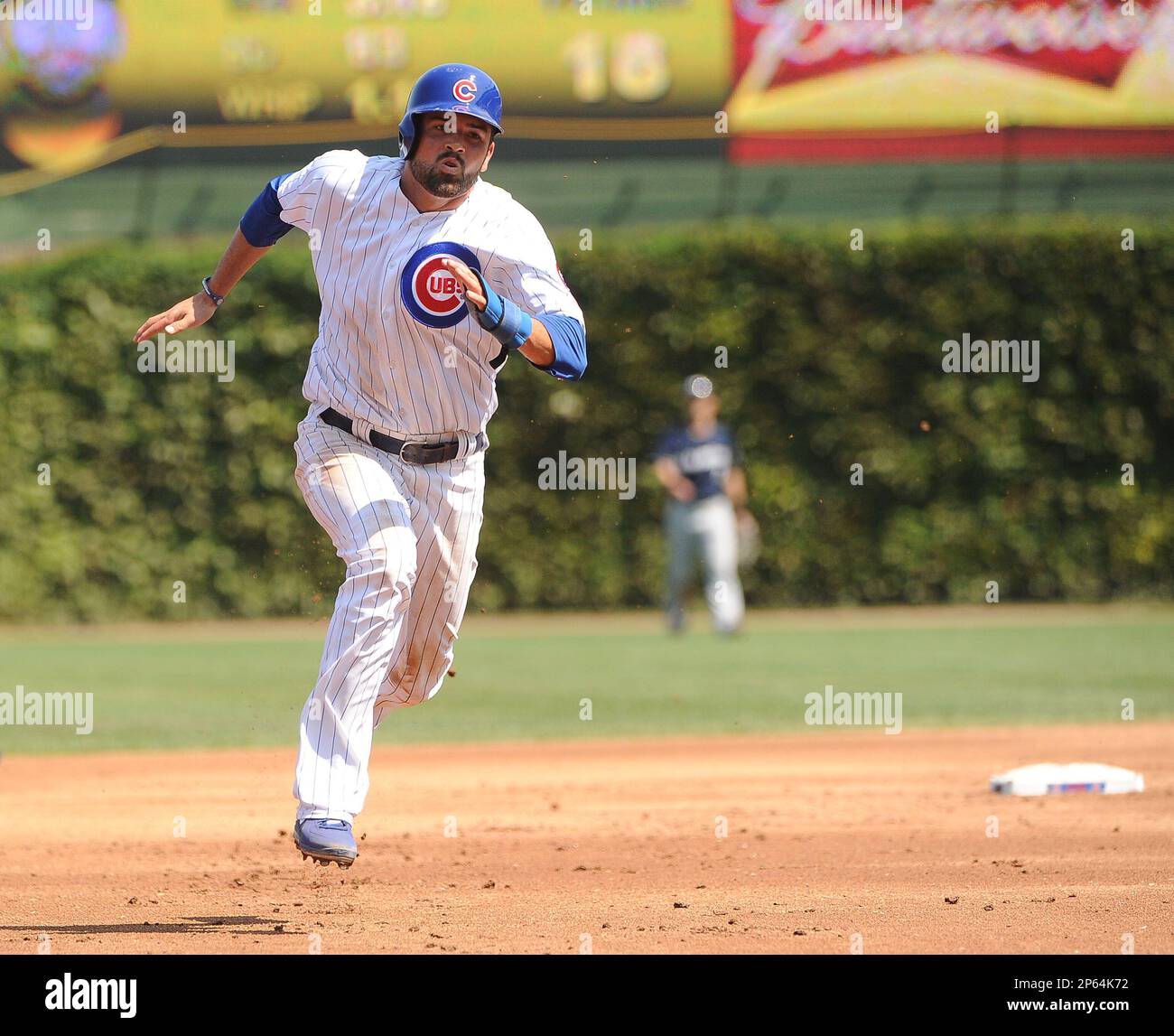 Chicago Cubs David DeJesus (9), in action during a game against the ...