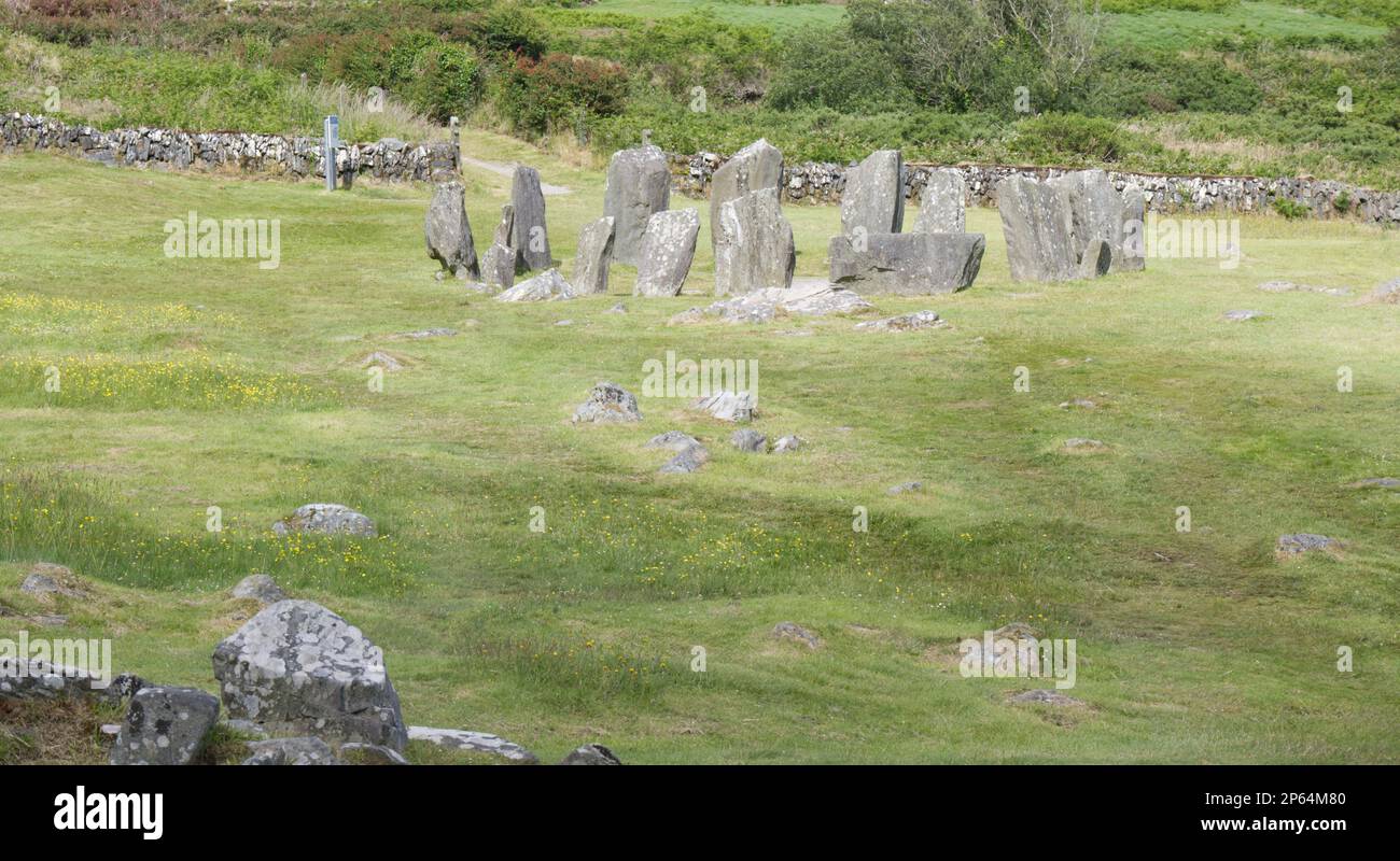 Drombeg Stone circles EIRE Stock Photo - Alamy