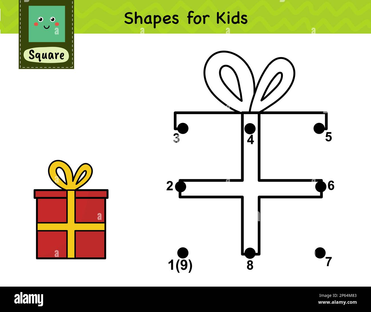 Printable gift box coloring page hi-res stock photography and images ...