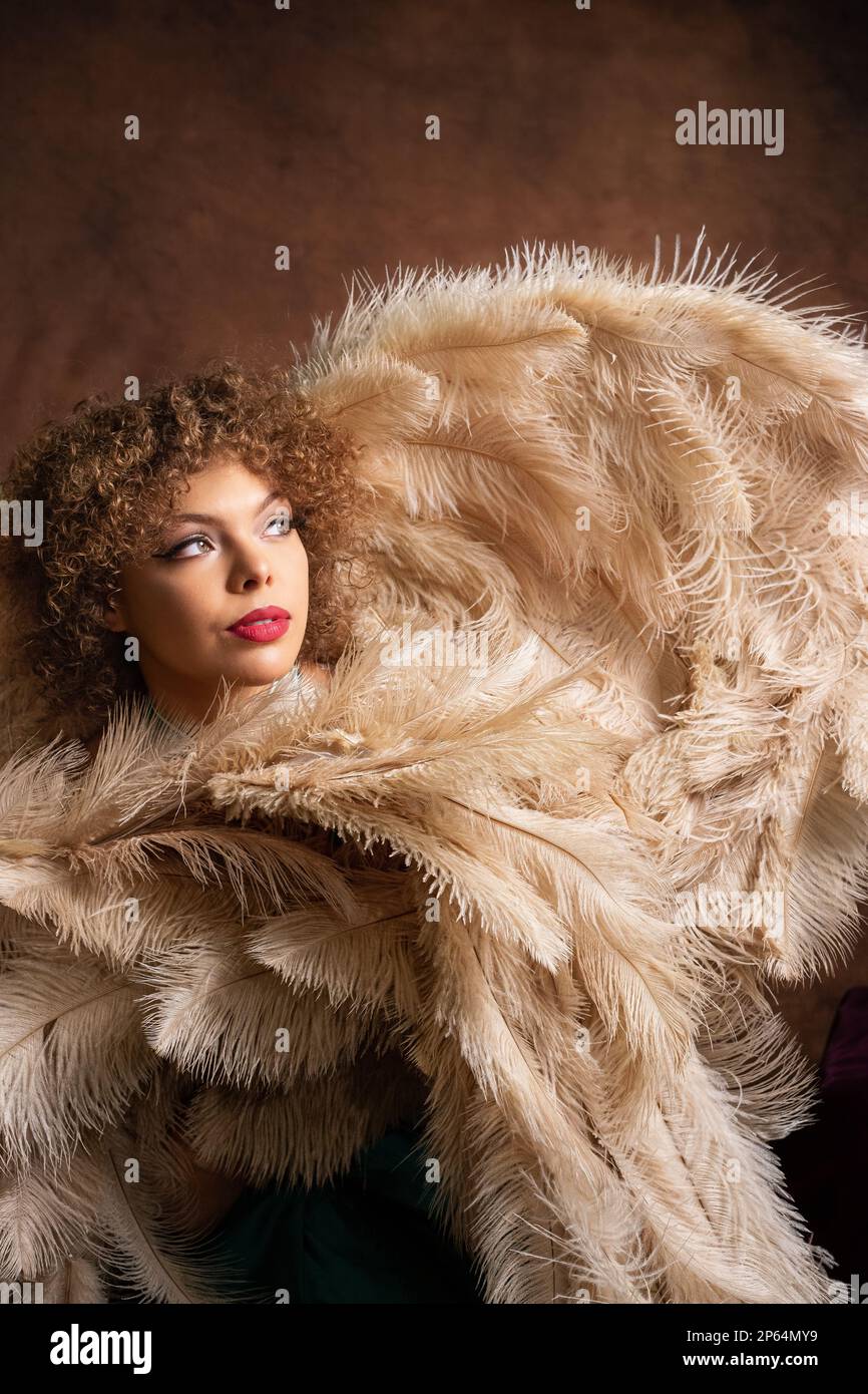 Beautiful female model flawless makeup hi-res stock photography and ...