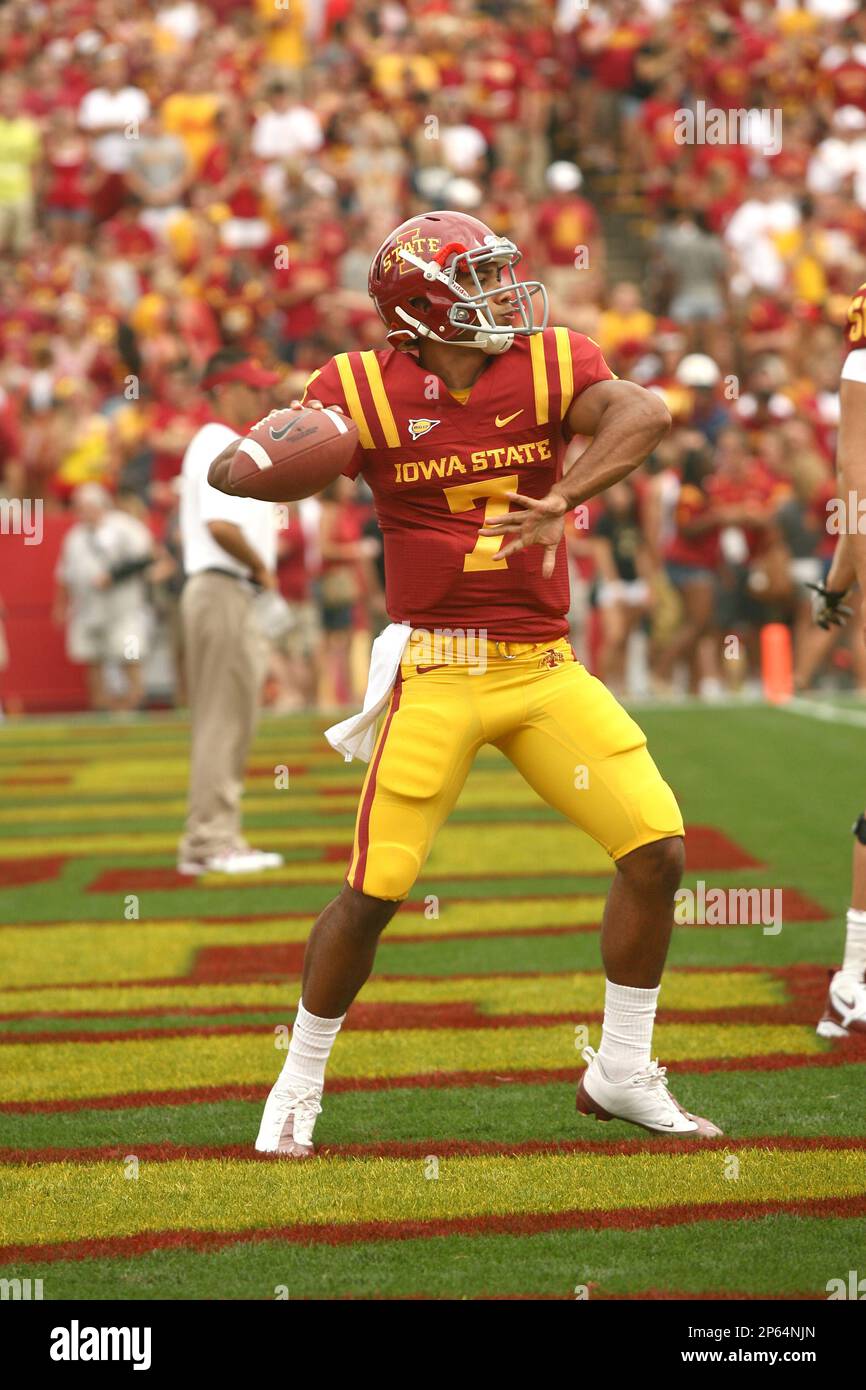 Iowa State Cyclones Jared Barnett (7) in action during a game against ...