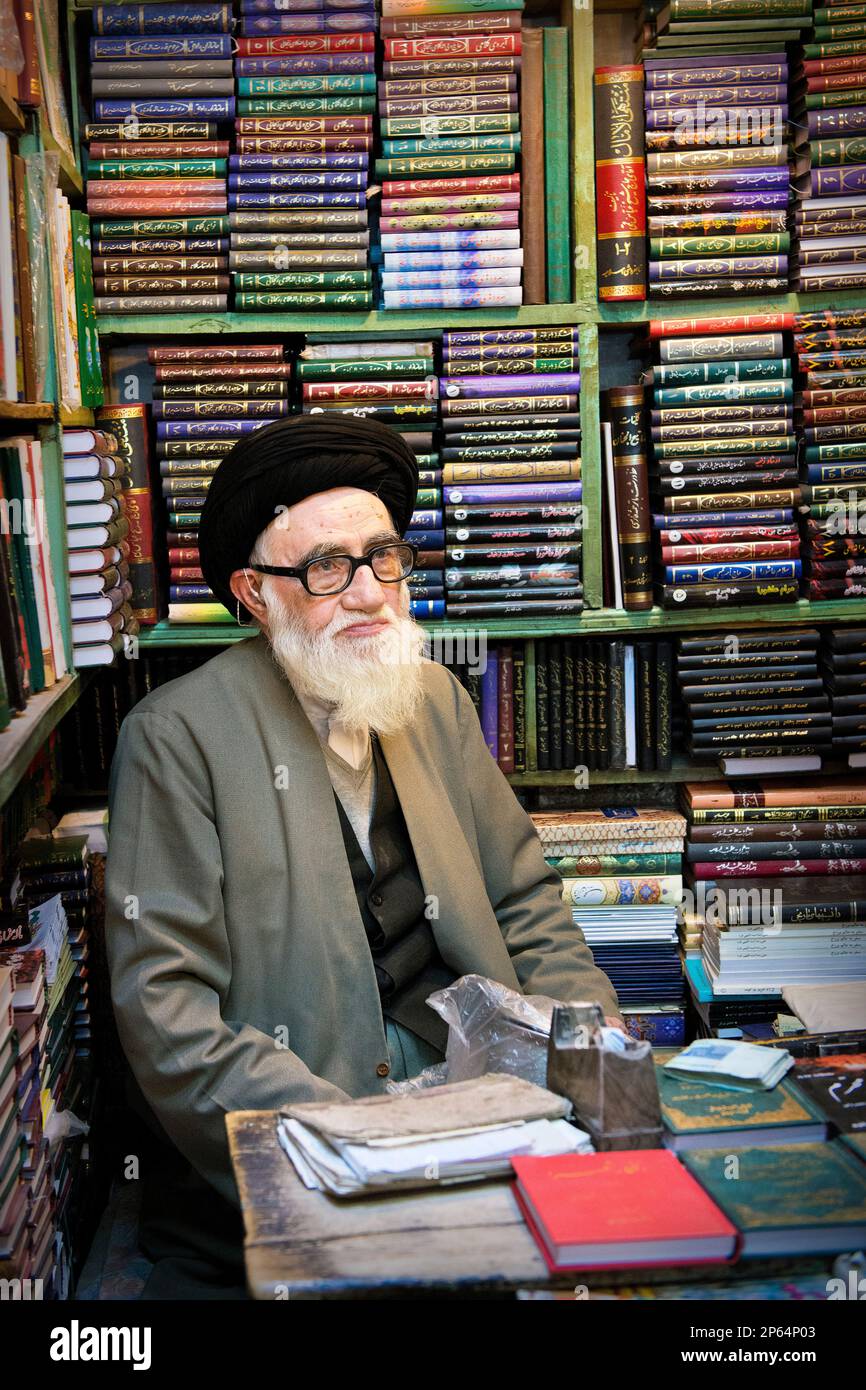Asia, Iran, Tabriz, Old bazar, Islamic bookshop Stock Photo - Alamy
