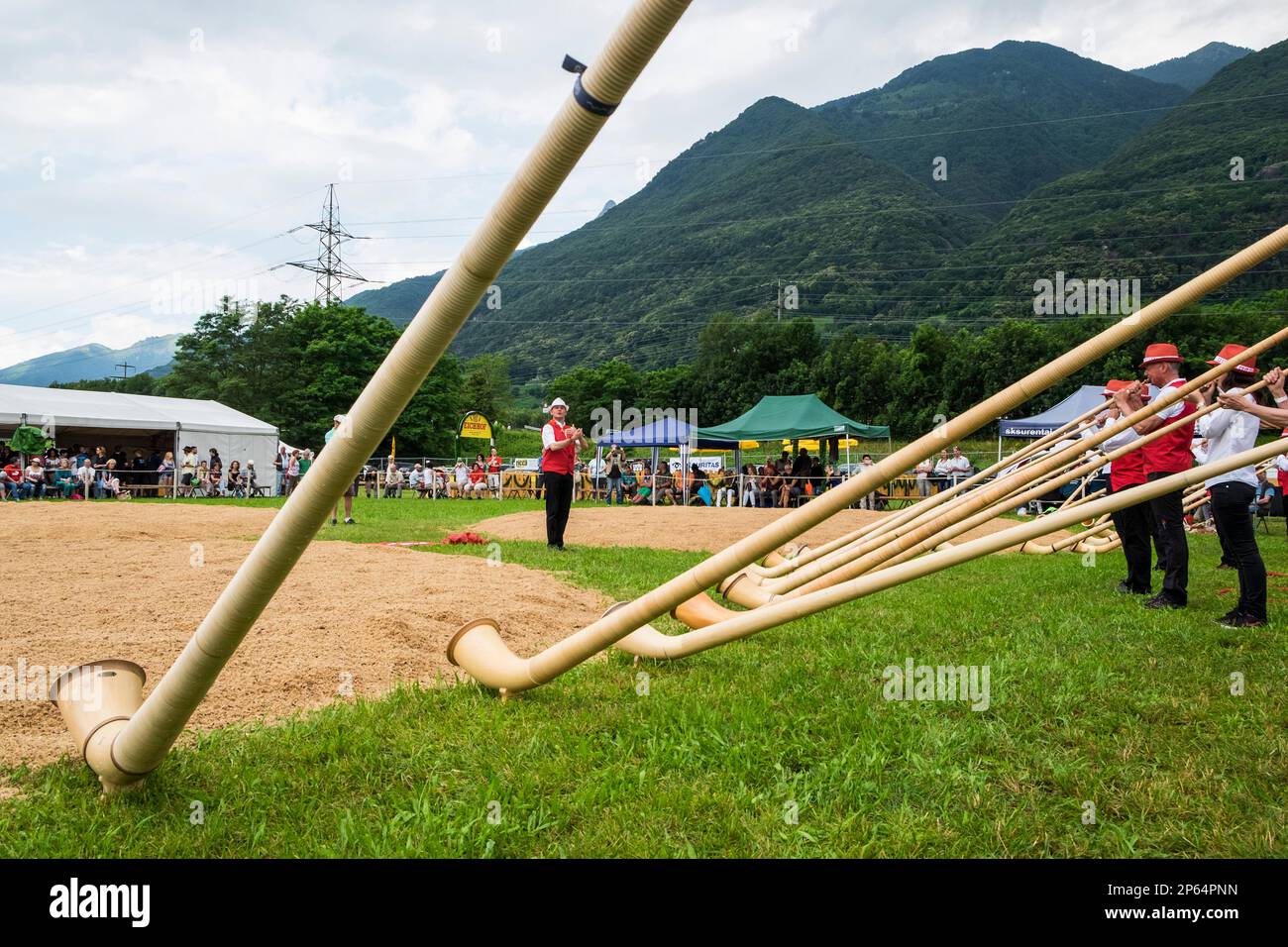 Switzerland, Canton Ticino, Gudo, folklore Stock Photo - Alamy
