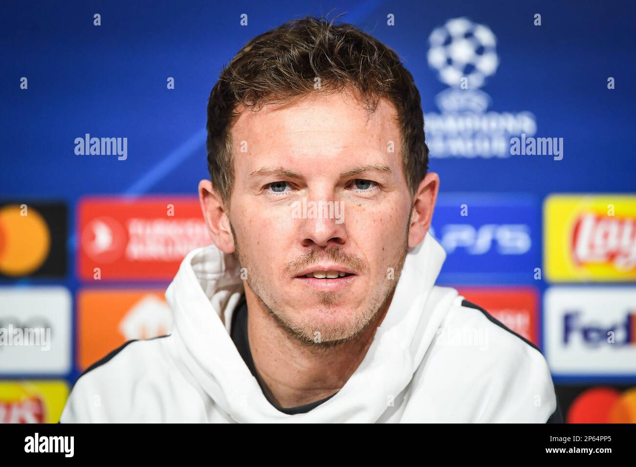 Julian NAGELSMANN of Bayern Munich during the Bayern Munich press ...