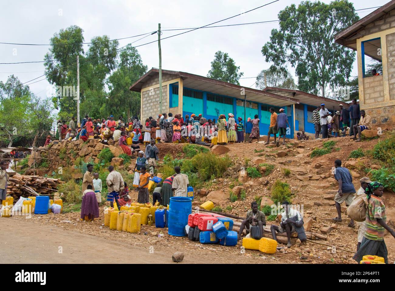 Market, Konso land, Konso, Ethiopia Stock Photo - Alamy