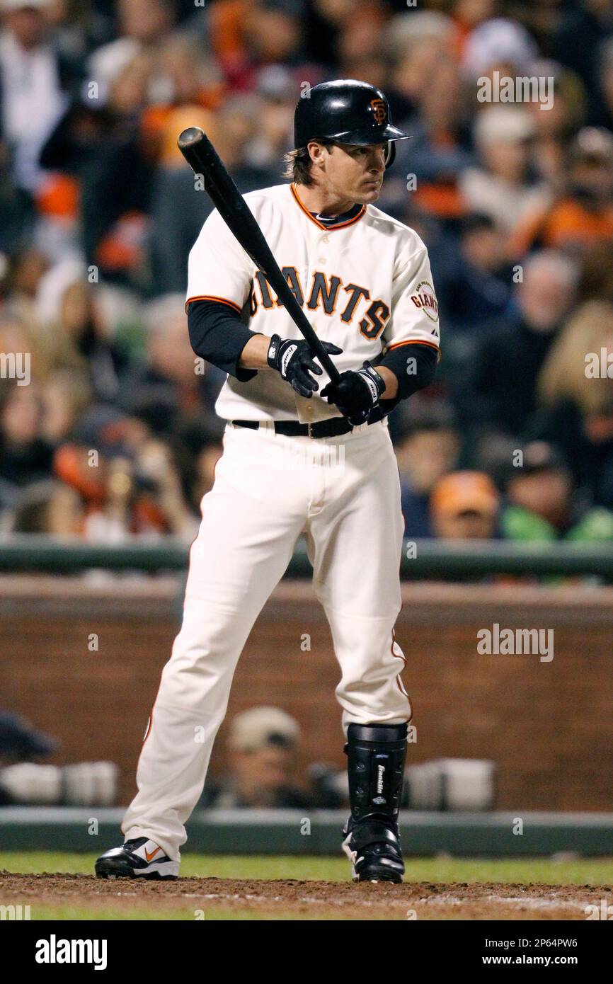 San Francisco Giants second baseman Ryan Theriot (5) during an MLB ...
