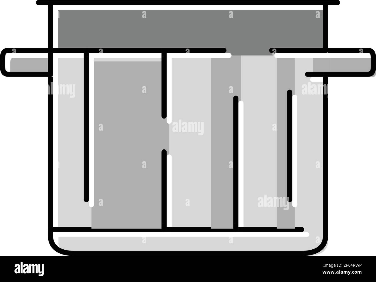 lid pot cooking color icon vector illustration Stock Vector Image & Art ...