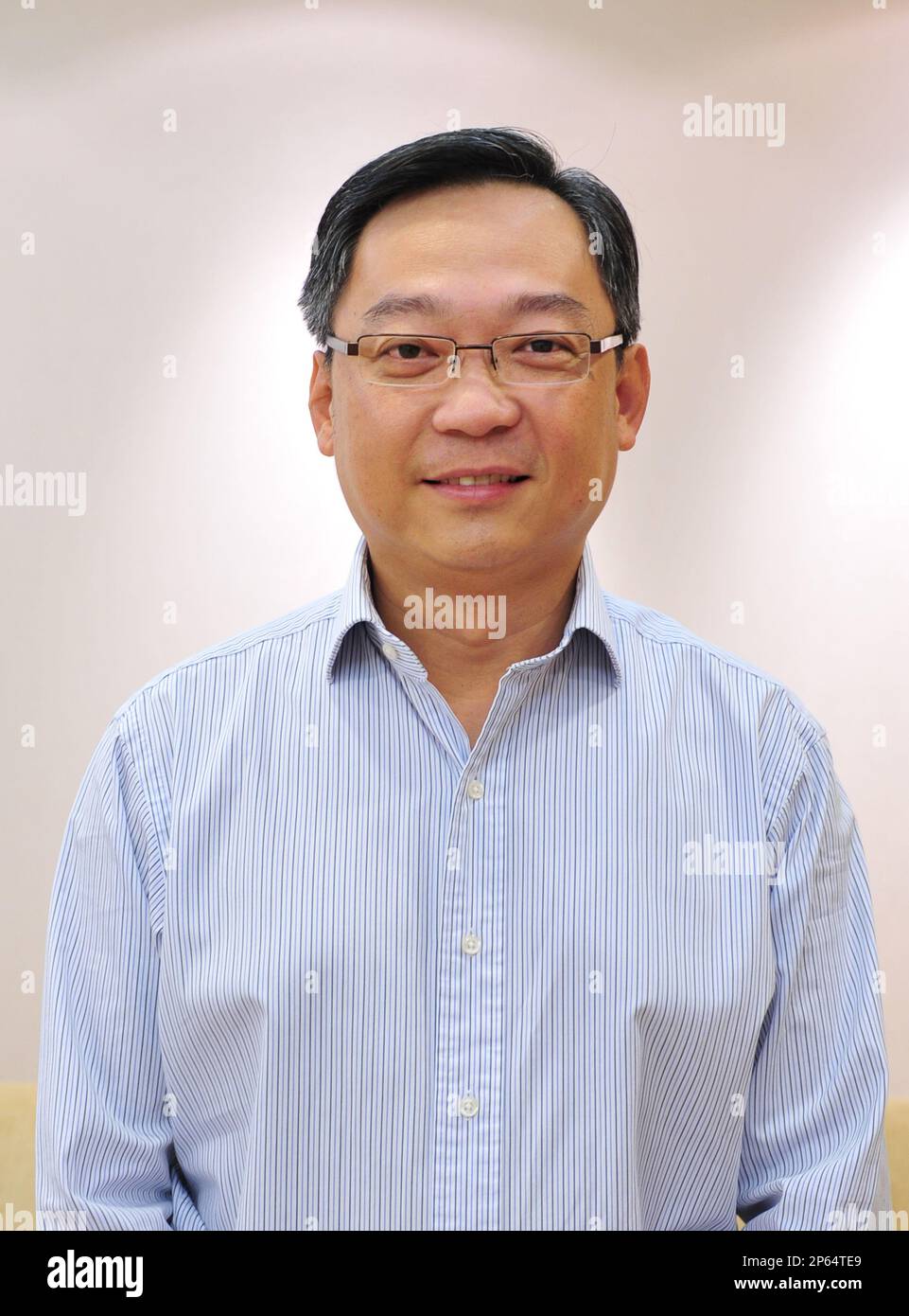 The Singapore Minister for Manpower, Mr Gan Kim Yong, at an interview ...