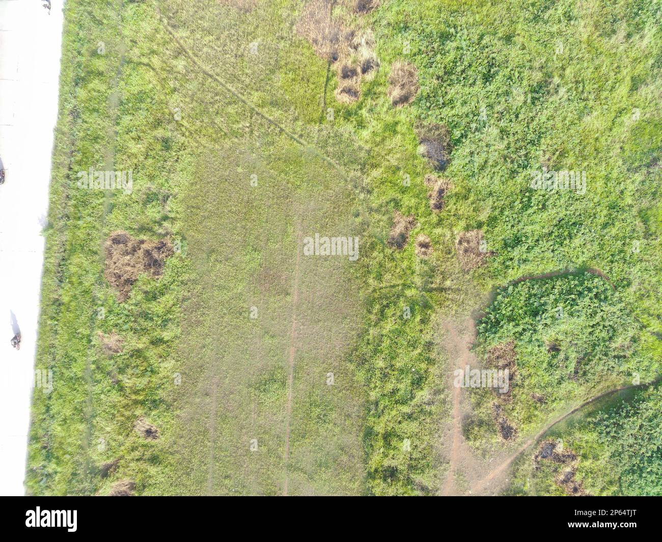 aerial view of land mapping by unmaned aerial vehicle in Bogor ...