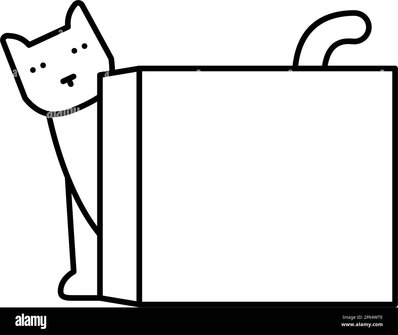 behind preposition english line icon vector illustration Stock Vector ...