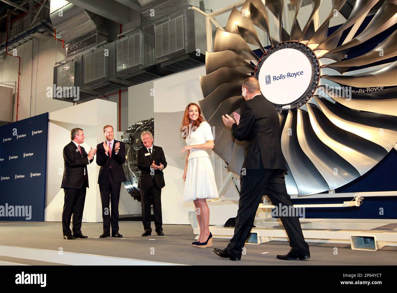 The Duke and Duchess of Cambridge, Prince William and his wife ...