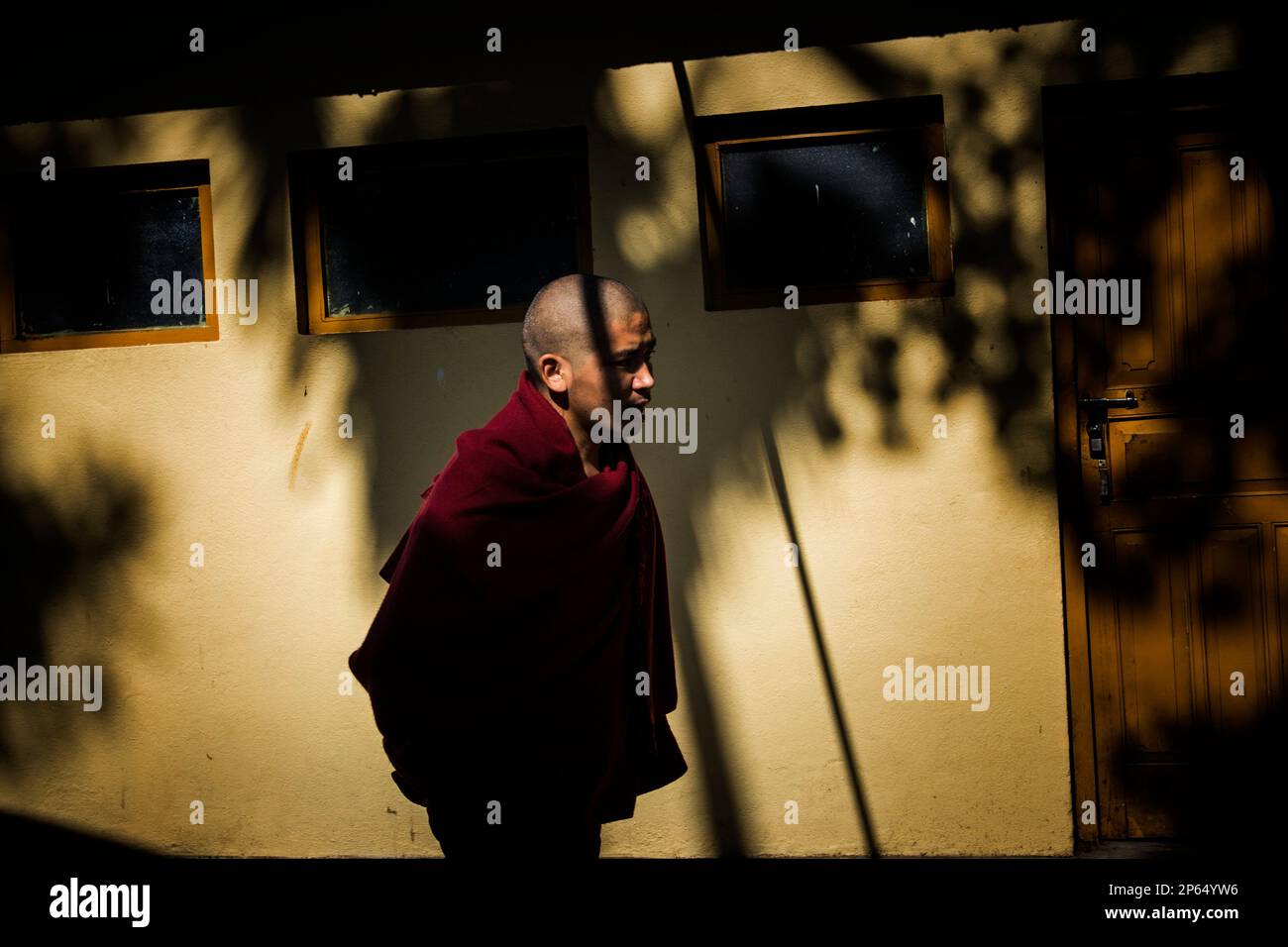 Nepal, Kopan monastery Stock Photo - Alamy