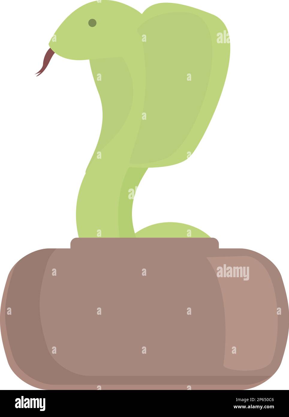 Snake box icon cartoon vector. Cute charmer. Indian man Stock Vector ...