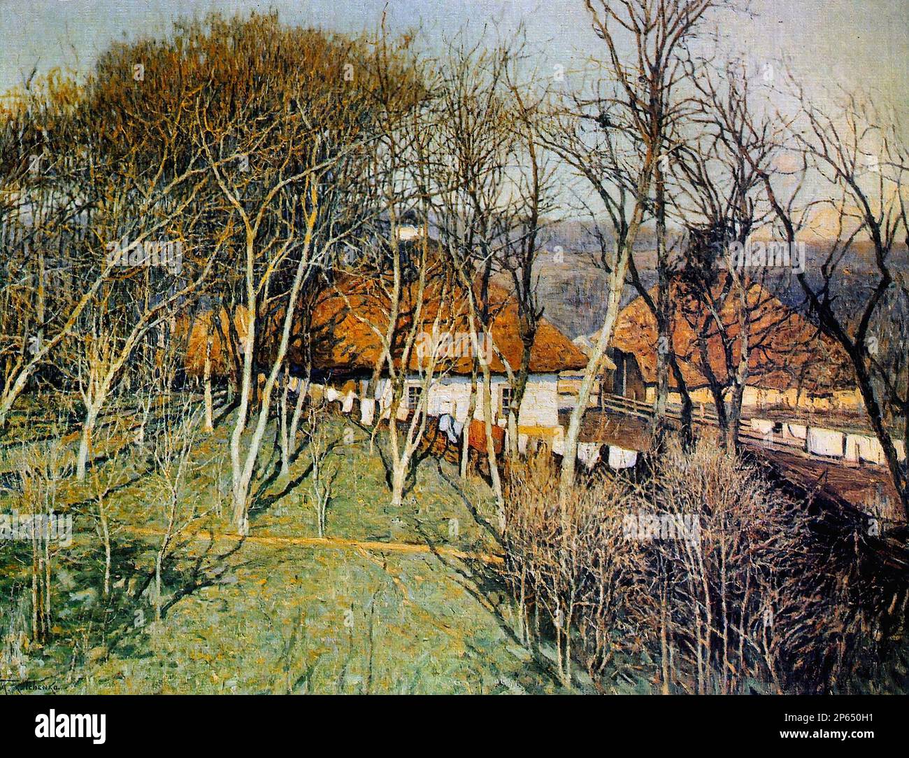 Ткаченко Михаил Степанович - Весна - Русская школа XIX века - Tkachenko ...