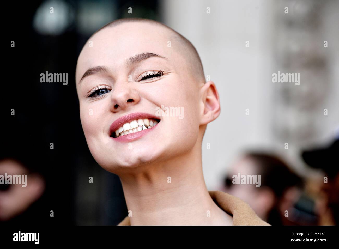Girl with a short hair cut - Street Style at Paris Fashion Week - Le ...