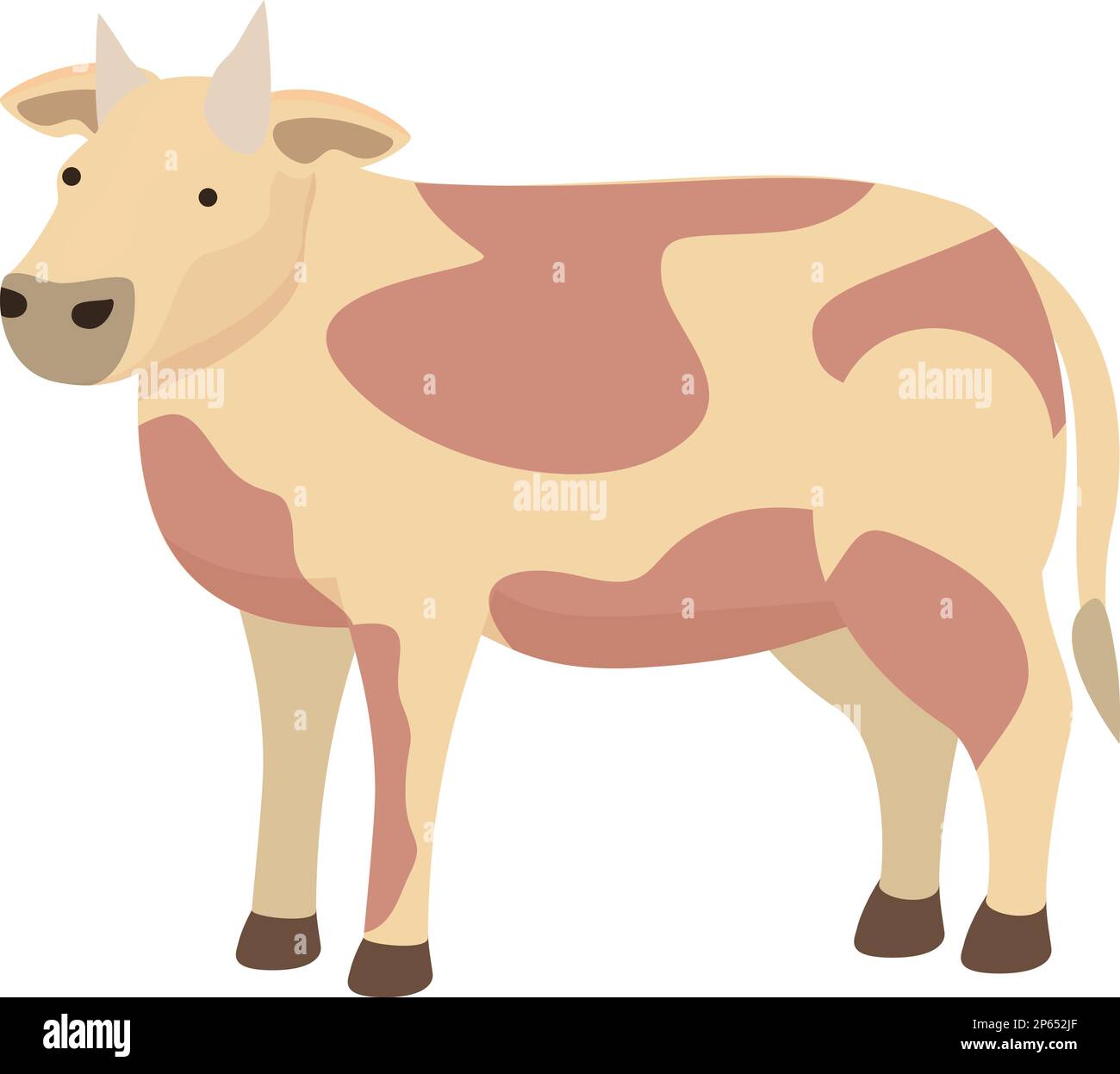 Cow icon cartoon vector. Farm cattle. Dairy animal Stock Vector Image ...
